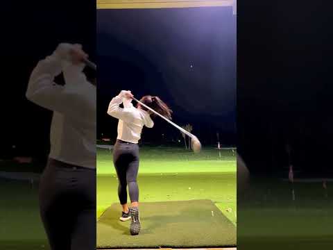 Hot Women Golfer 2022 | Women Golf Lessons | Women Golf Swing Slow Motion #golftip #shorts #golfcart
