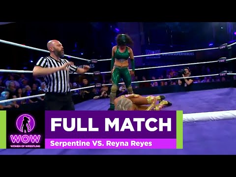 Serpentine VS. Reyna Reyes - WOW Women Of Wrestling - WOW Superheroes