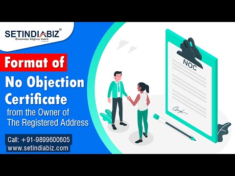 Format of NOC from the Owner of The Registered Address in english 2022| Documents| No Objection Cert
