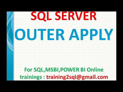 Learn Outer Apply in Sql Server | Difference between Outer Apply and Left Join in SQL - Mind Luster