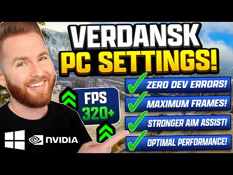BEST PC SETTINGS FOR VERDANSK! Warzone Graphics, NVIDIA, Windows, Controller, Audio, and More!