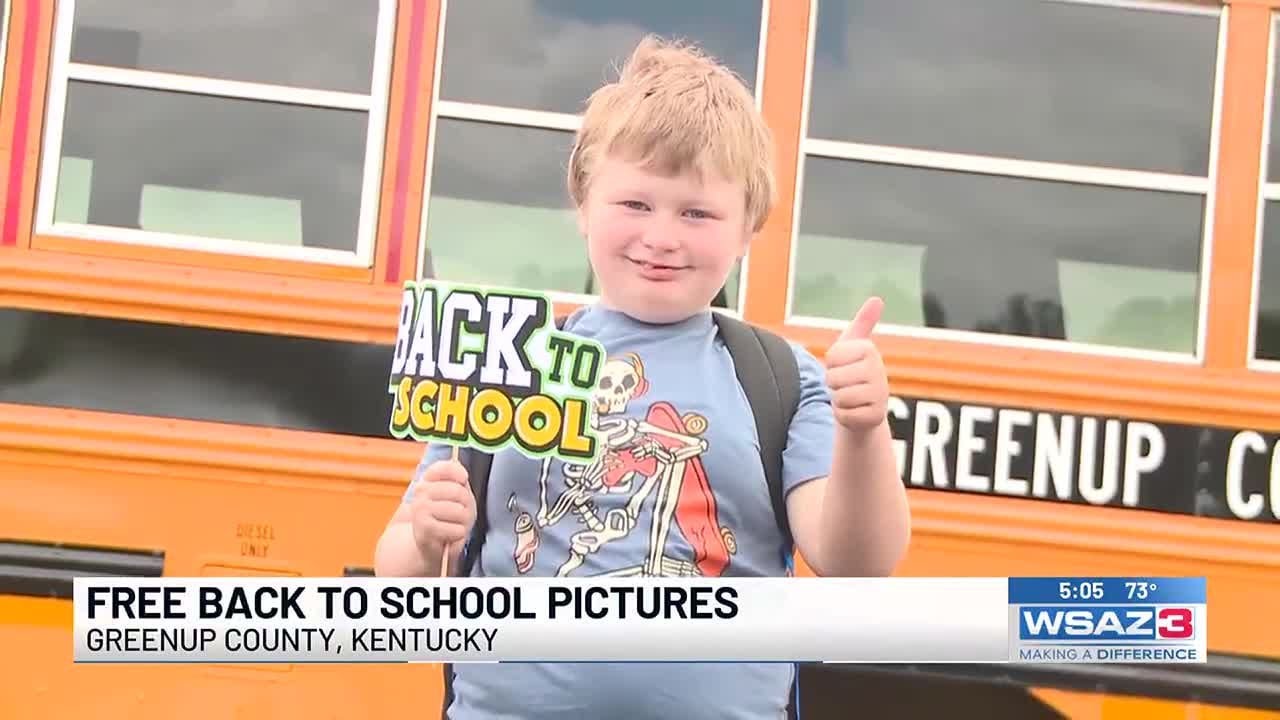 Free back to school photos taken for Greenup County Schools