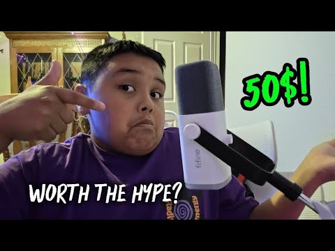 Unboxing and Review Of The Fifine AM8 Microphone!!