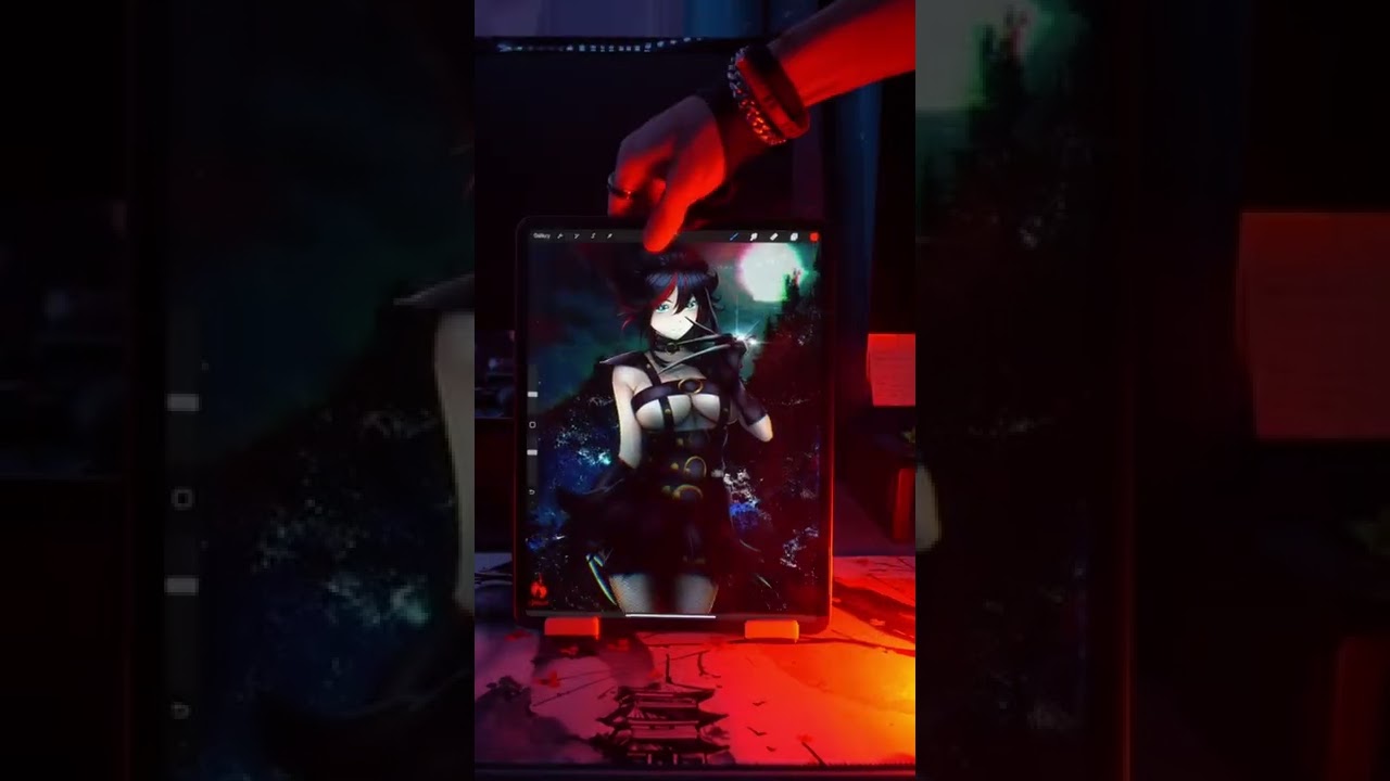 INSANE RYUKO X EDWARD SCIZZORHANDS ART!!!!