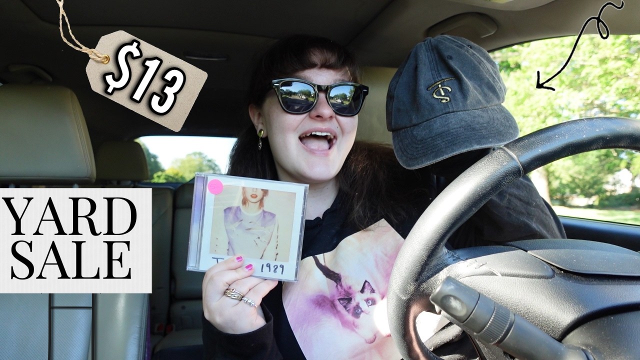 SIDEQUESTING TO FIND TAYLOR SWIFT MERCH AT A YARD SALE!