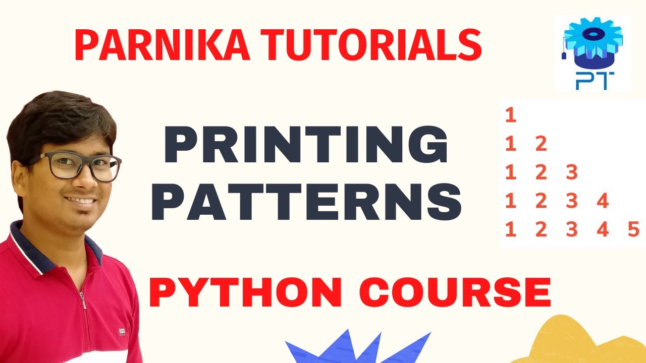 L 30: Python Program to Print Half Pyramid Using Numbers | Printing Patterns in Python