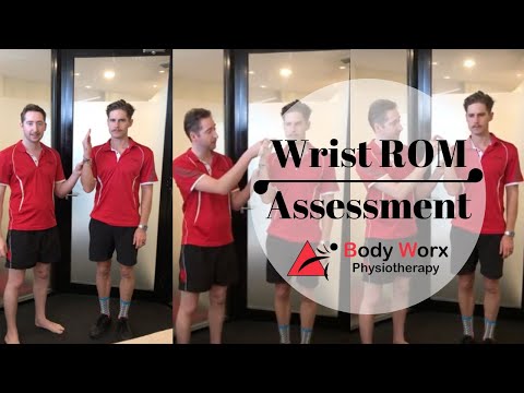 Wrist ROM Assessment - BodyWorx Physiotherapy Newcastle