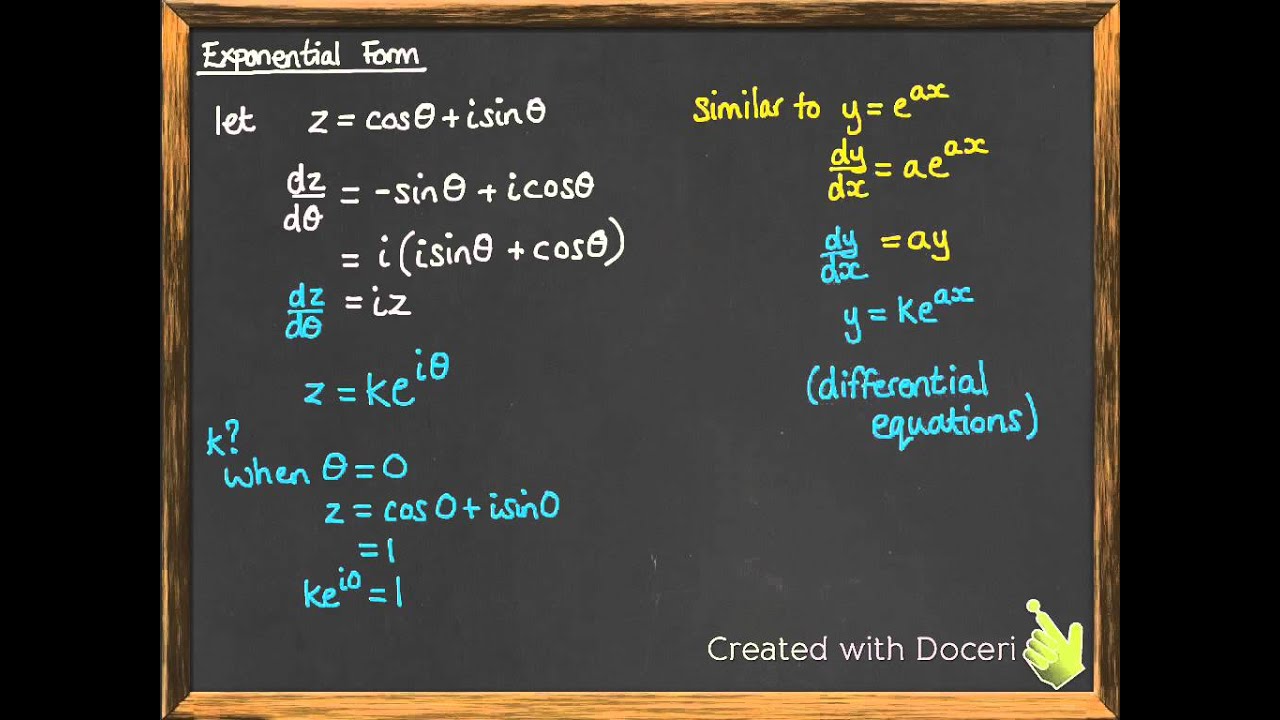 Complex 2.9 Exponential Form