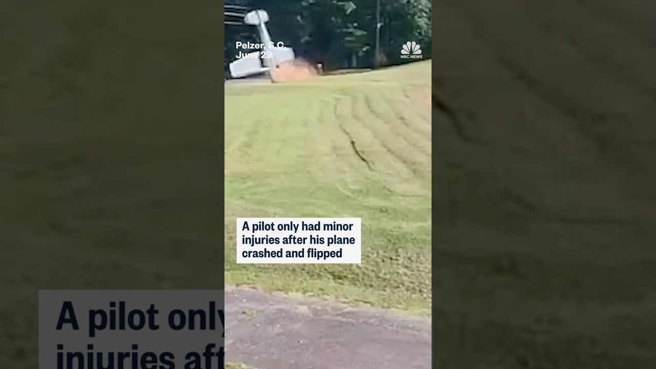 Pilot walks away with minor injuries after plane crashes, flips