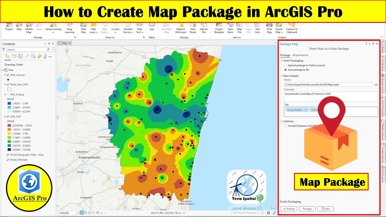 How to Create Map Package in ArcGIS Pro