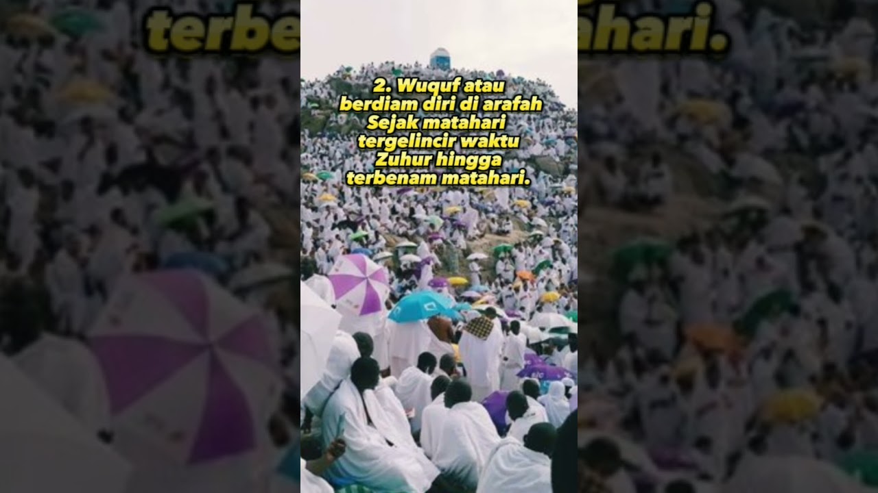 6 Rukun haji yang wajib di patuhi agar ibadah haji sah #@Mutiara_DakwahQuotes #religion #baca