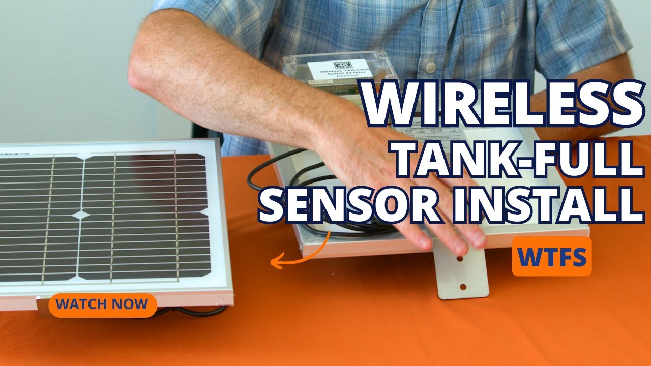 Stock Tank Full Sensor Without Trenching Miles Of Wire.