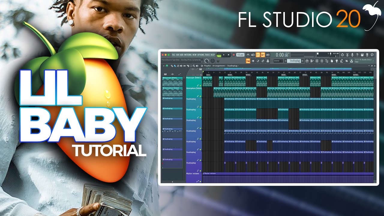 How To Create A Lil Baby Type Beat On FL Studio 2019 | Guitar Trap Tutorial