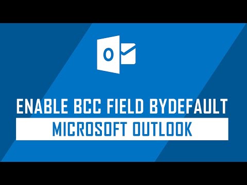 How to Always Enable BCC Field on Outlook Email Client | Outlook Tips