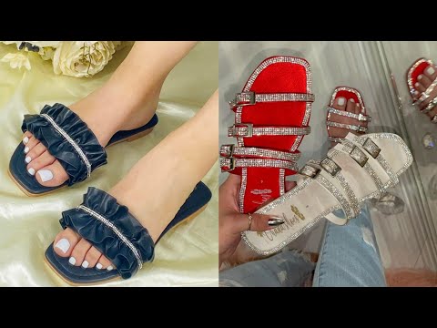 TOP 50 NEW ELEGANT SOFT DESIGNER SANDALS & SLIP-ON SHOES FOR WORKING LADIES