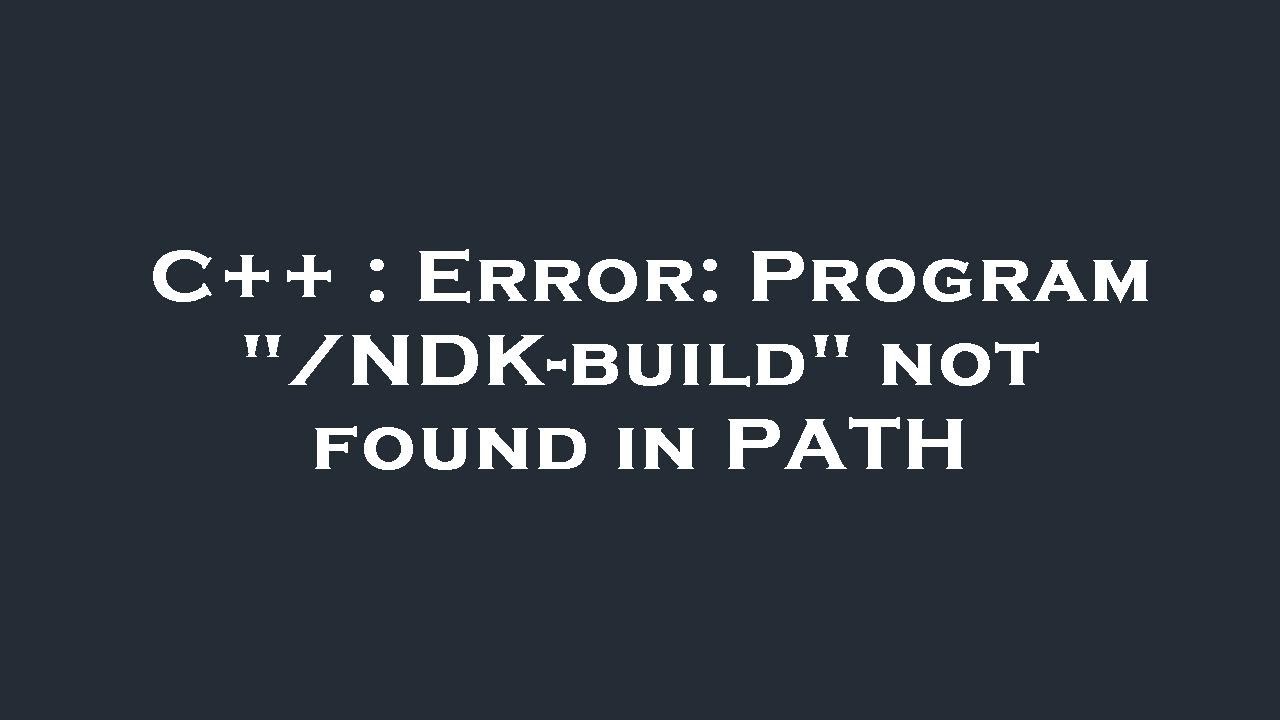 C++ : Error: Program 