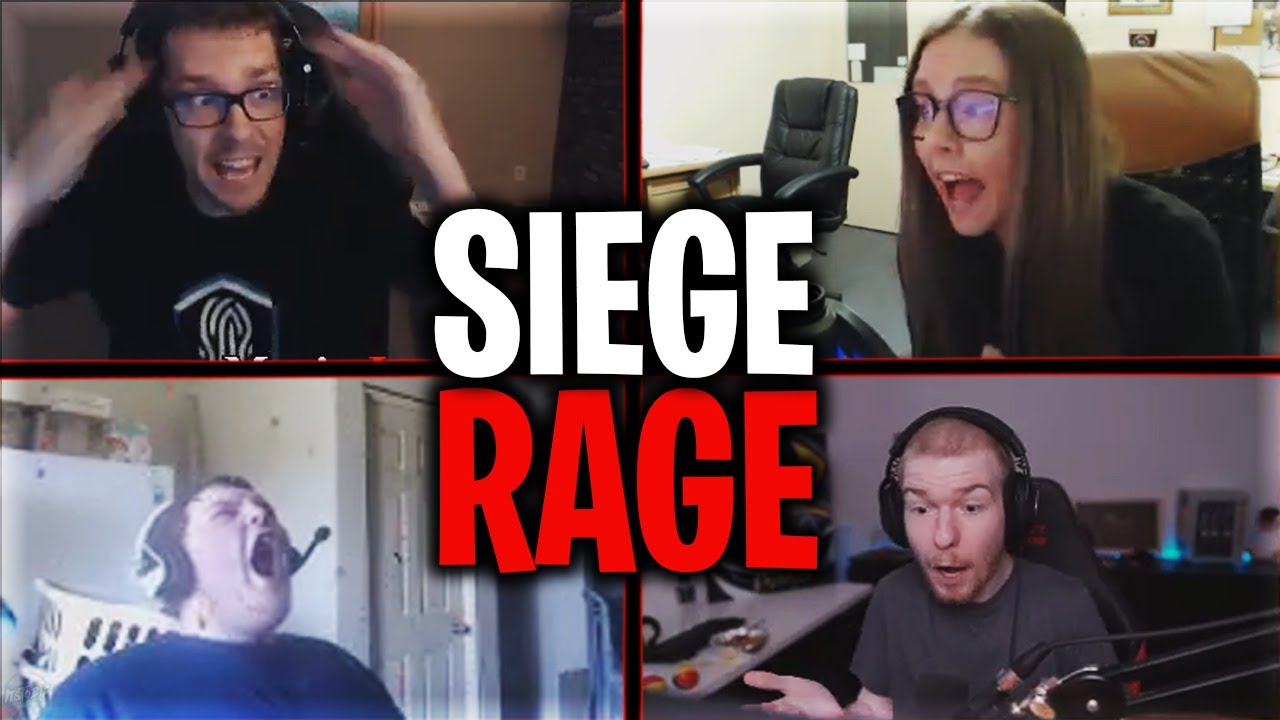 Ultimate Siege RAGE Moments (ft. Streamers)