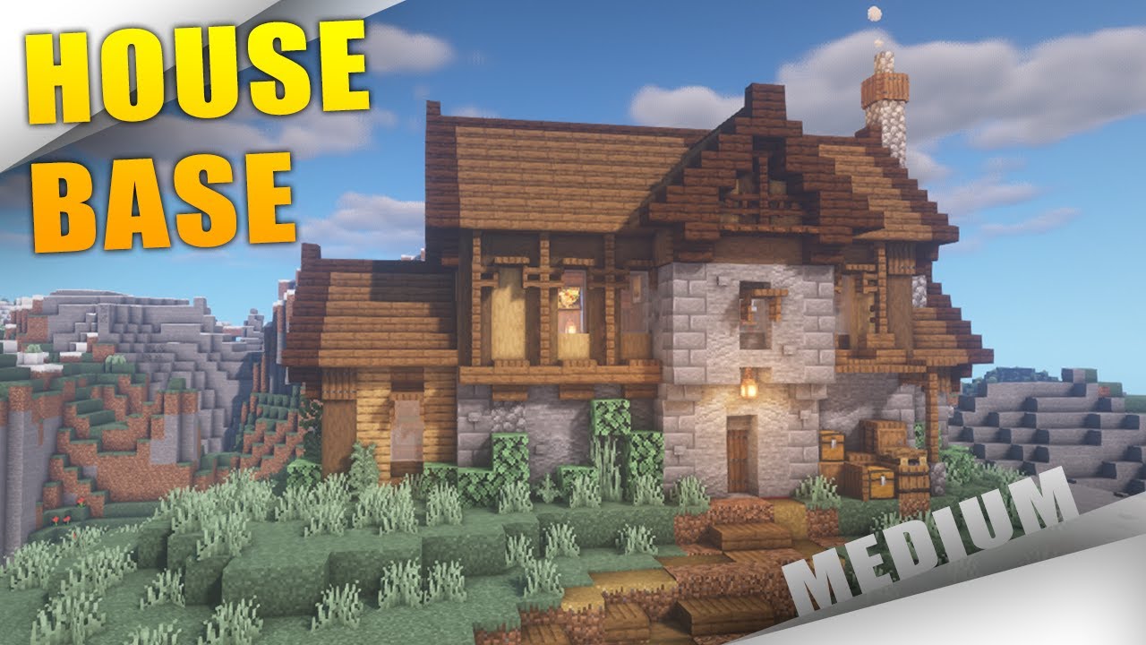 Minecraft: How To Build a Base/House in Mountains TUTORIAL - Minecraft ...
