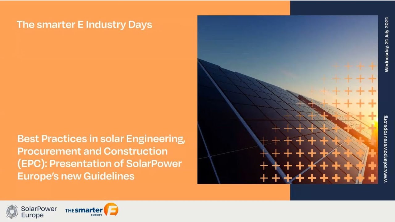 Best Practices in Solar Engineering, Procurement and Construction (EPC)