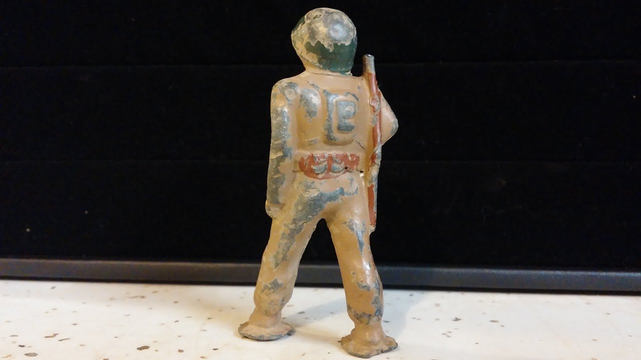Vintage Toy Lead Soldier & WWII Relics - Metal Detecting PA