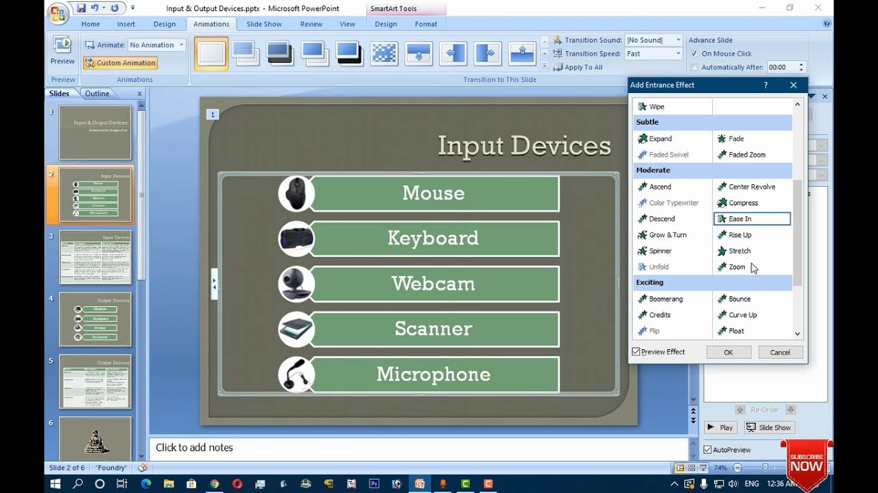 PowerPoint presentation on input devices | PowerPoint tutorial in Hindi