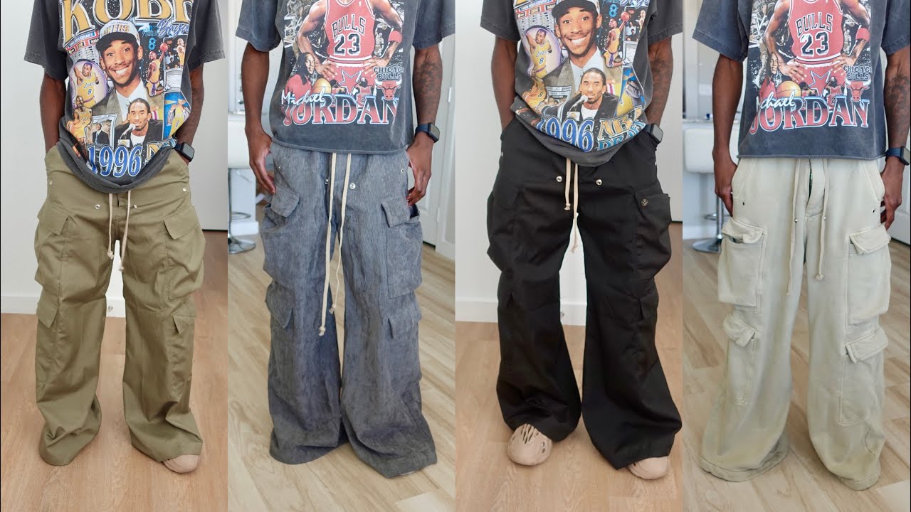 MNML LA RAVE DOUBLE CARGO PANTS REVIEW + TRY ON