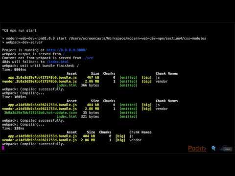 Learn Web Developer Toolbox Essentials for Modern Web Development CSS Modules | packtpub com ...