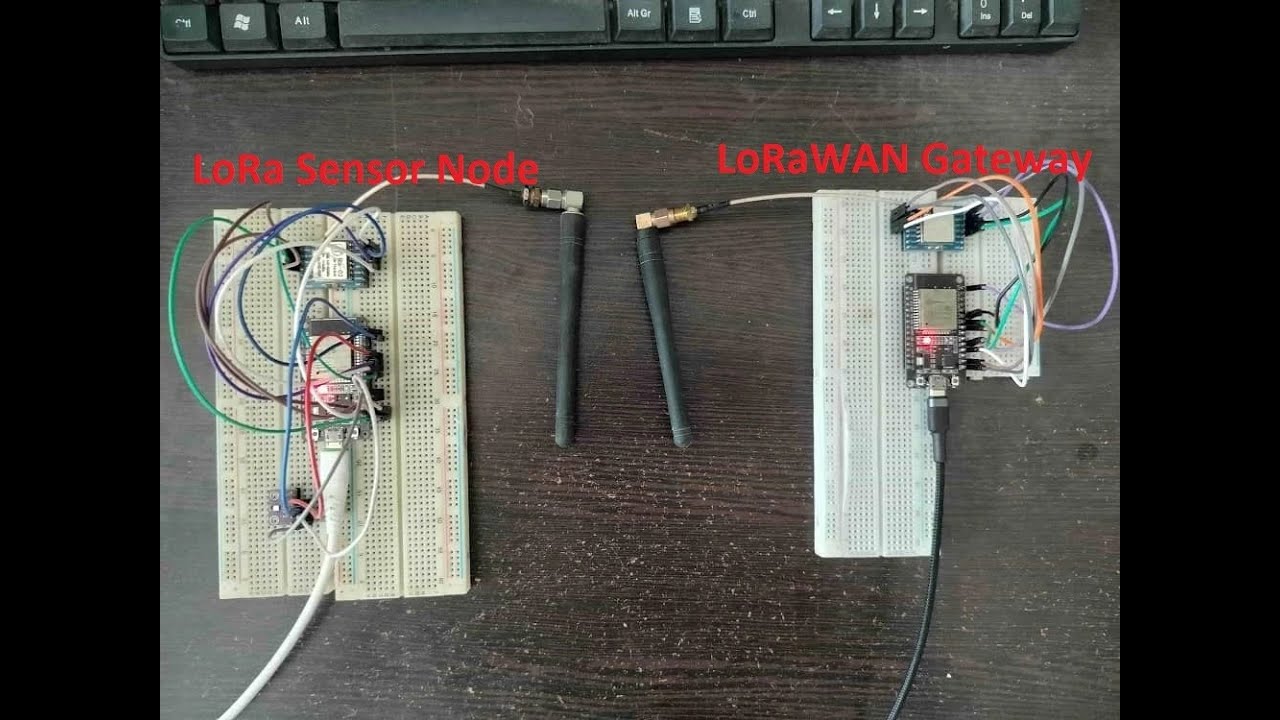 ESP32 LoRaWAN Gateway tutorial with Sensor Node