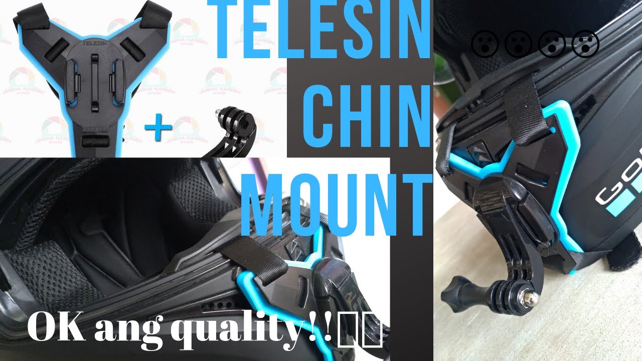 MOTOVLOGING HELMET SETUP | THE BEST GOPRO CHIN MOUNT  |TELESIN | GIVEAWAY | Installation