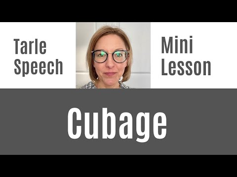 How to Pronounce CUBAGE - #SHORTS Quick English Pronunciation Mini Lesson