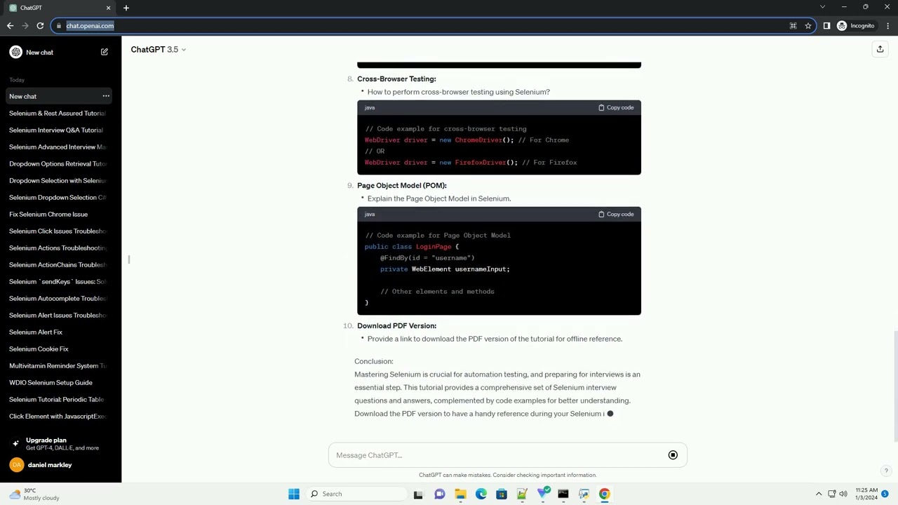 selenium interview questions and answers pdf download