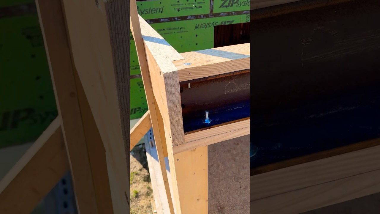 How I used STEEL as a header #gotitcoach #steel #framing