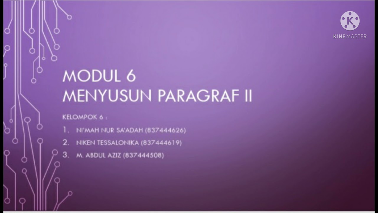 modul 6 menyusun paragraf II...