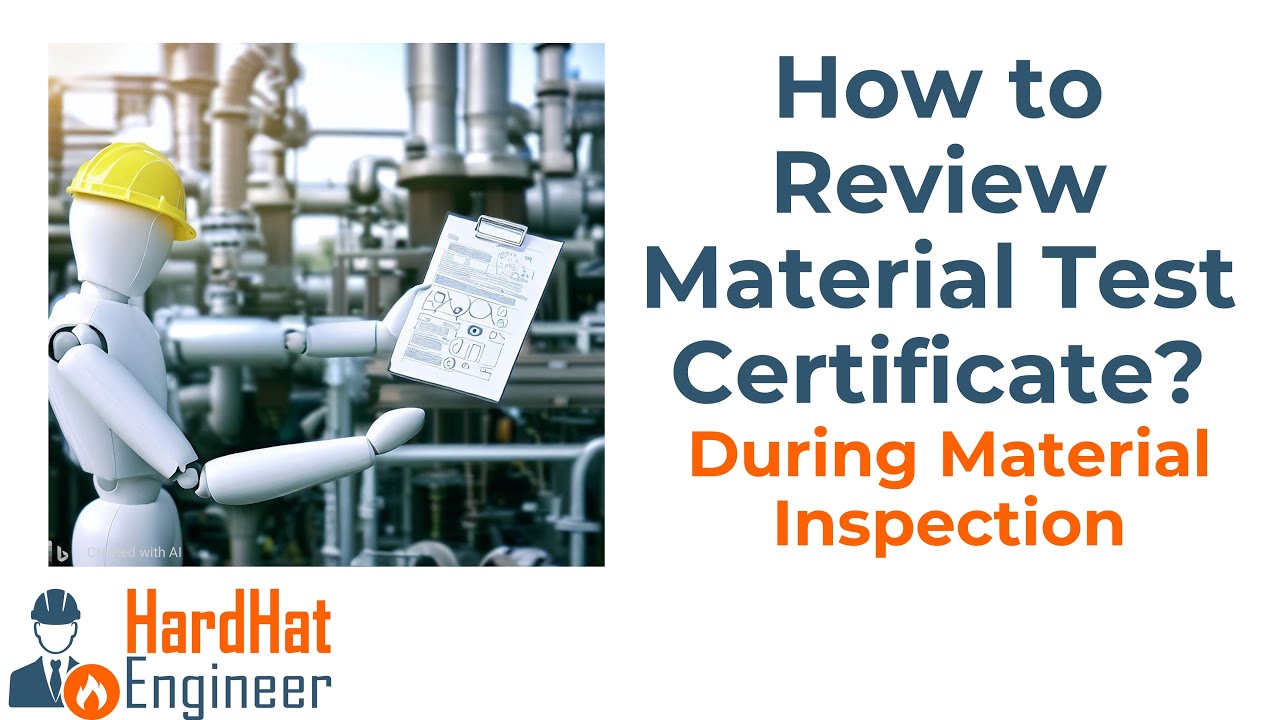 How to Review Material Test Certificates During Material Inspection? (With Example)