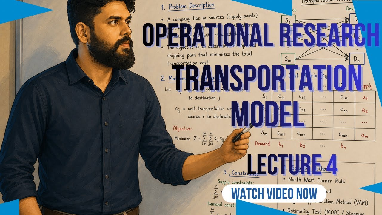 Operational Research- Transportation Model - 4