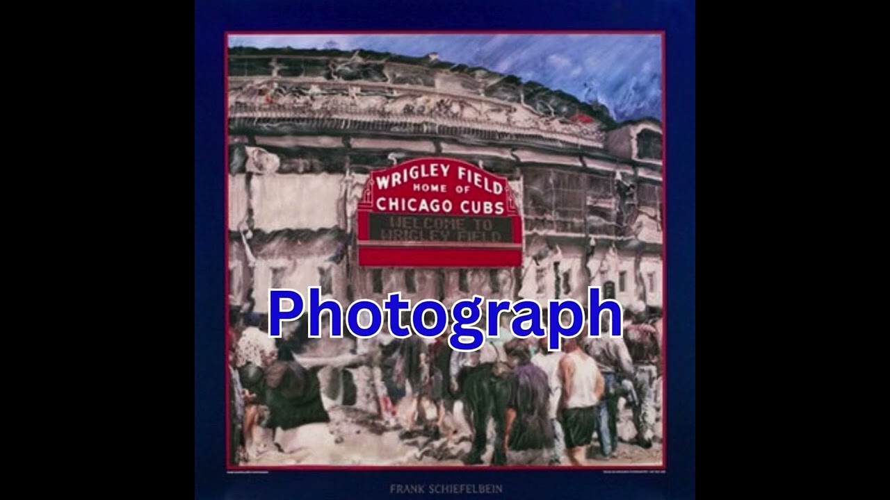 Hand Manipulated Wrigley Field Art Print  #chicagocubs #cubs #wrigley #chicago