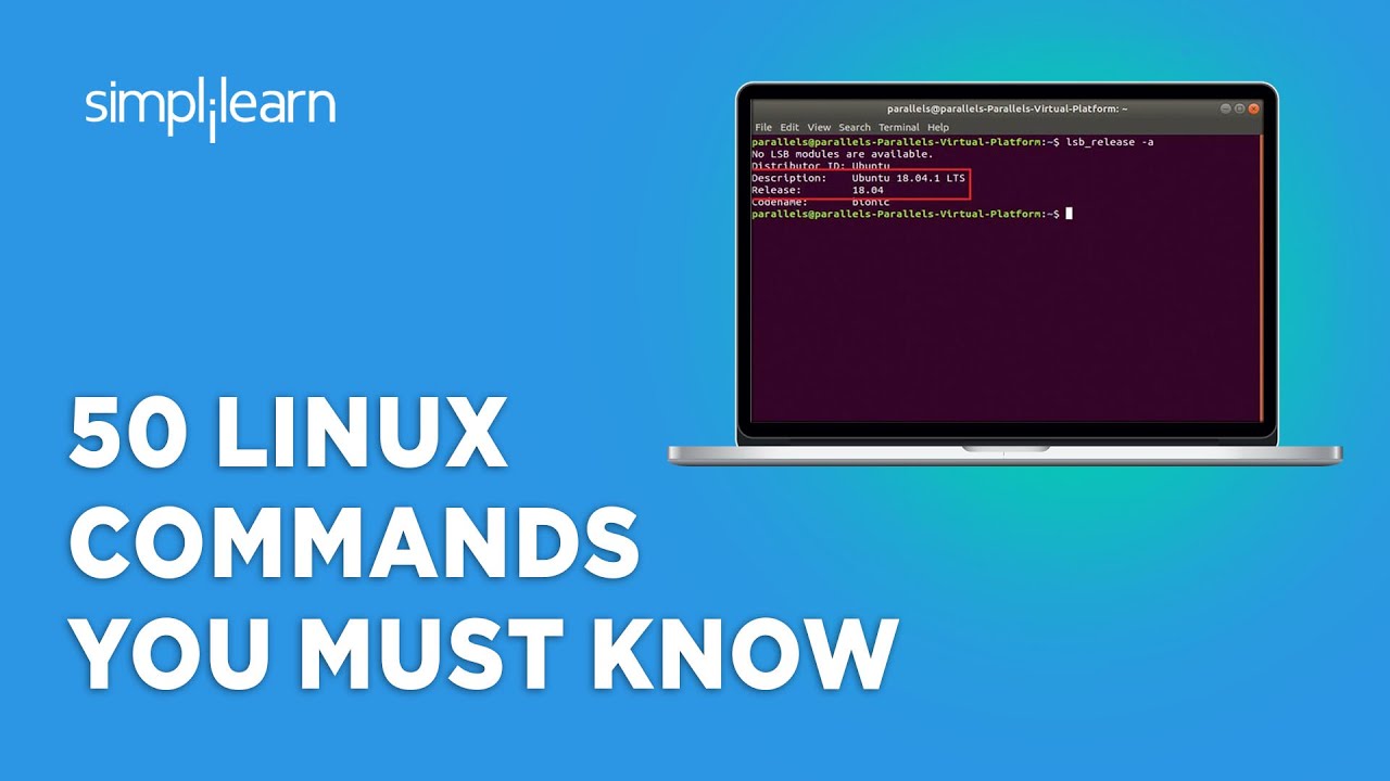 50 Linux Commands You Must Know ! | Linux Commands Cheat Sheet 2026 | Simplilearn