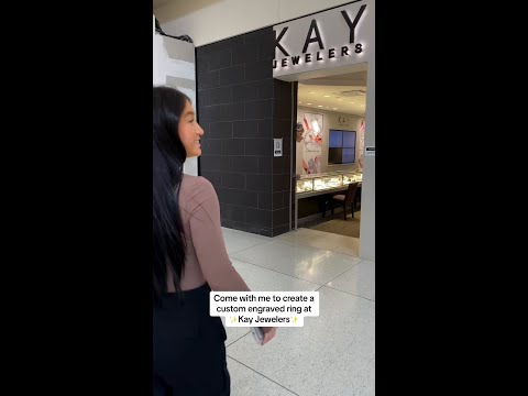 POV: Having your ring engraved at KAY