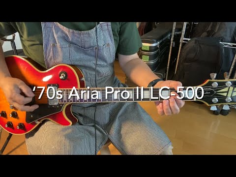 Aria Pro II LC-500 '70s Vintage MIJ Les Paul Custom Type | Reverb