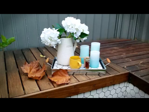 The Small Reno Project DECOR: DIY Tiling a Kmart Serving Tray