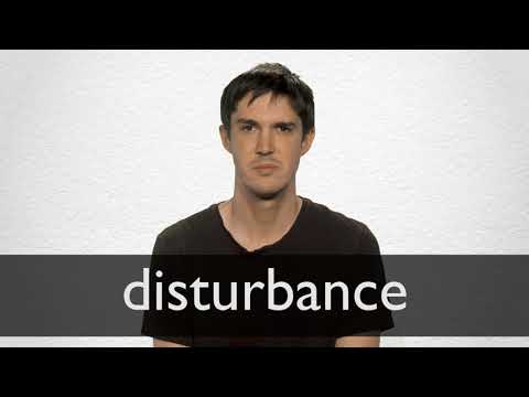 DISTURBANCE definition and meaning | Collins English Dictionary
