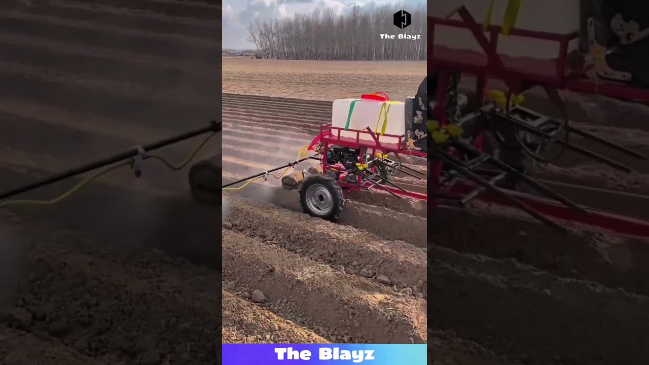 Bro Turned His Tiny Car Into a Farming BOSS! Crops Getting VIP Treatment 😂🚗🌱 #funny #farmlife