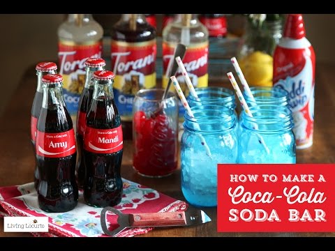 How to make a DIY Coke Soda Bar | Easy Party Idea