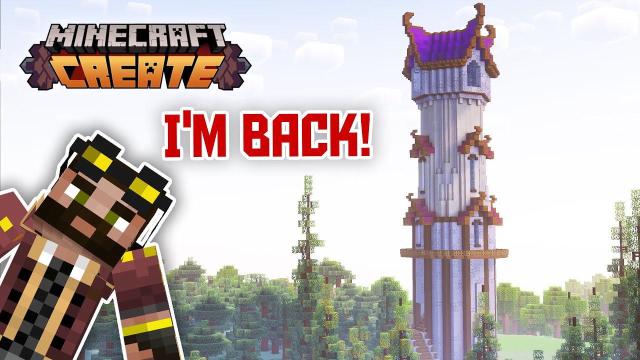 I'm back! And I built a WIZARD TOWER!
