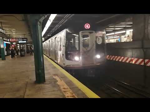 7/16 GO: 168 St C train via F line and Church Av-bound G arrives/departs Hoyt-Schermerhorn