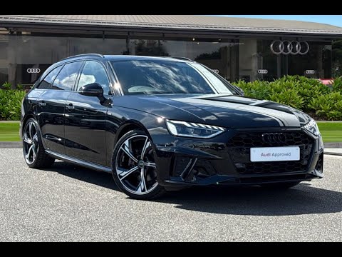 Audi Approved Audi A4 Avant Black Edition 35 TDI 163 PS S tronic in Mythos Black - KP74VPR