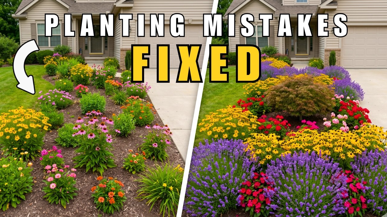 RANKED: 7 Planting Mistakes That Make a Garden Feel Off