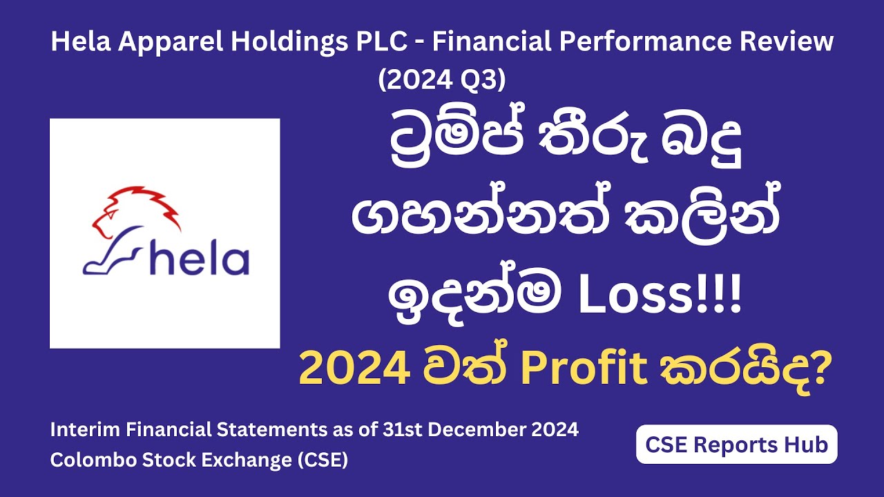 Hela Apparel Holdings (HELA.N) 2024 Q3 Financial Performance | 2024 Q3 Earnings Report Analysis