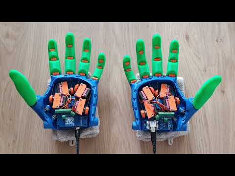 Thingiverse - Voice activated low cost motorized hand by Reivax
