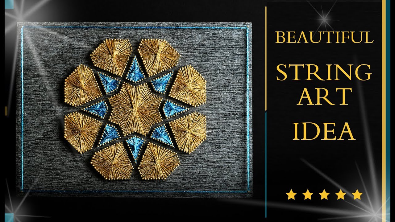 beautiful string art idea | string art tools